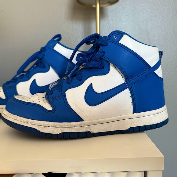 Nike | Shoes | Nike Royal Blue Dunk High | Poshmark
